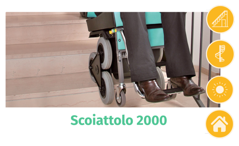Montascale Mobile Jolly Scoiattolo 2000 by Rehalift | Trasportabile